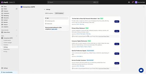 Compliance Center Checklist For Ccpa Compliance Consentmo Help Center