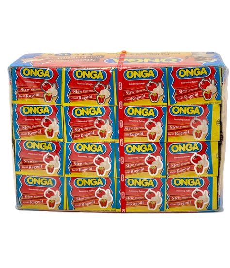 Onga Stew Seasoning Box 64 X 12g Cubes Nathez Out Of Africa