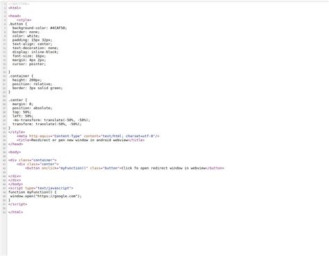Redirect Window In Android