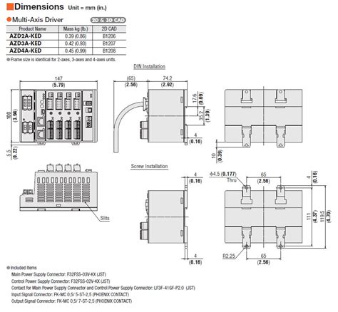Azd A Ked Axis Az Series Ethercat Controller Driver Vdc