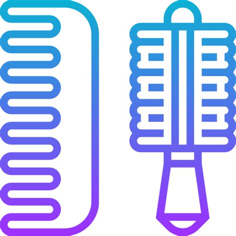 Comb Meticulous Gradient Icon Comb Meticulous Gradient Icon