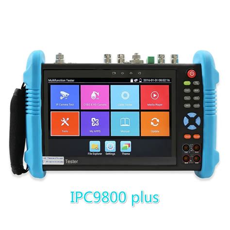 IPC9800 Plus 4k Security Camera IP 1080P 8MP AHD TVI CVI CVBS SDI 6 In 1 CCTV Tester Monitor