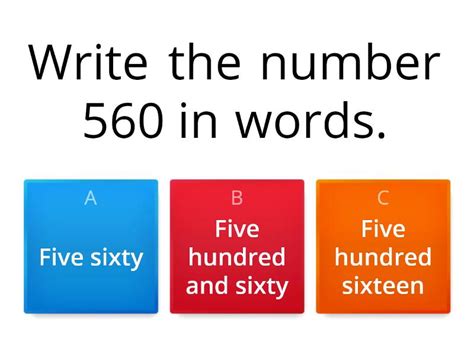 Year 2 Maths Revision Quiz