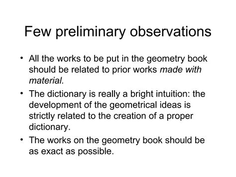 Benedetto Scoppola The Geometry Book According To Psicogeometria By