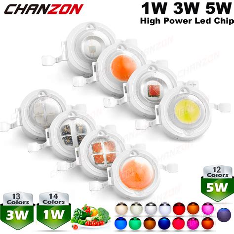 1W 3W 5W High Power Smd Led Chip 1 3 5 Watt Warm Natural Cool White