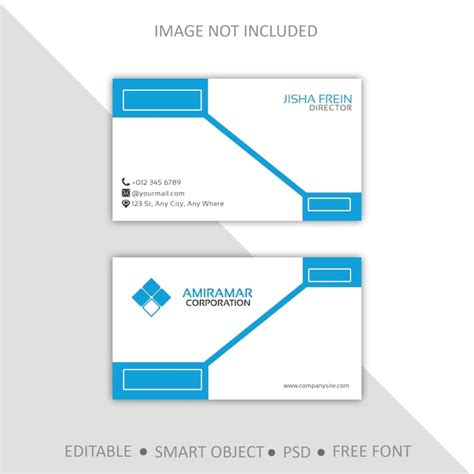 Premium PSD Free Simple Business Card Design