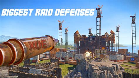 Biggest Raid Defenses In Rust Atlas 5x Youtube