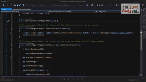 آموزش پیکربندی CORS در ASP NET Core پرووید