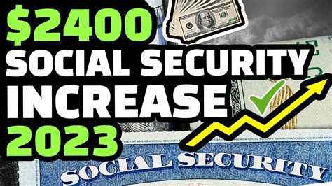 Ssi Increase 2023 Extra 2400 Social Security Increase 2023 With