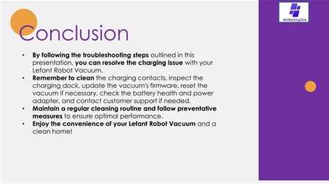 PPT Lefant Robot Vacuum Not Charging Steps To Fix It PowerPoint Presentation ID