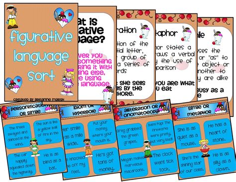 Ms Third Grade Figurative Language Activity Packet