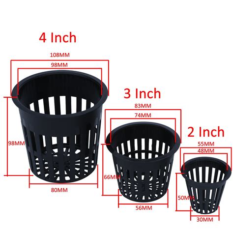 Plant Mesh Net Pot Hydroponic Vegetable Plant Cup 3 Inch 4 Inch China
