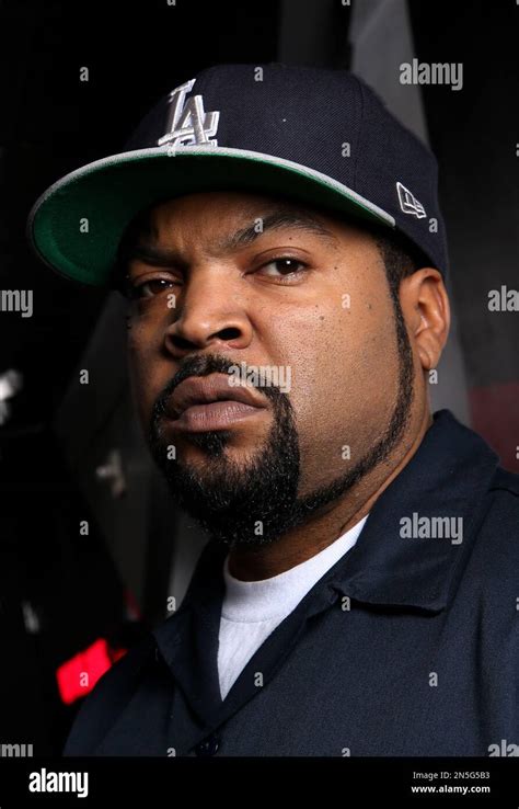 Ice Cube Poses For A Portrait On Tuesday Feb 11 2014 In Los Angeles