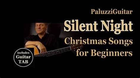 Silent Night Guitar Lesson Easy Christmas Songs For Beginners Youtube