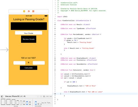 Xcode Conditions Project A01570939 By Patricio García Garza Medium