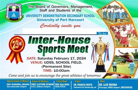 Udss Uniport On Linkedin Udss Uniport Holds Her 23rd Inter House