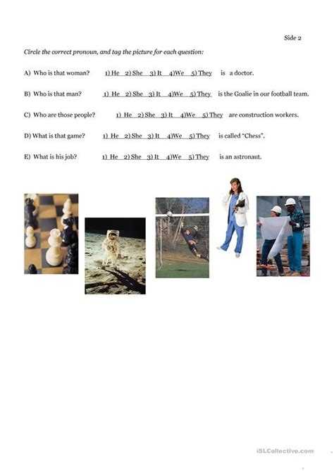 Pronouns English Esl Worksheets For Distance Learning And Physical