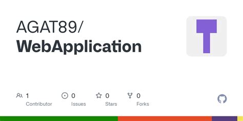 GitHub AGAT89 WebApplication