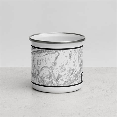 Mount Rogers Virginia Map Enamel Mug In Classic — Jace Maps