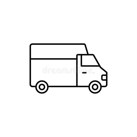 Truck Vector Icon Lorry Illustration Sign Autotruck Symbol Or Logo
