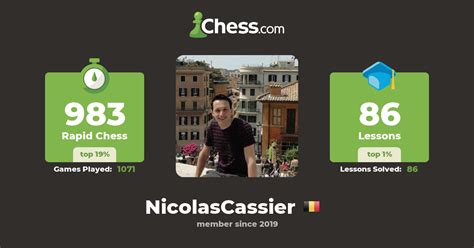 Nicolas Cassier Nicolascassier Chess Profile