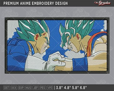 Premium Anime Embroidery Design Anime Inspired Machine Etsy