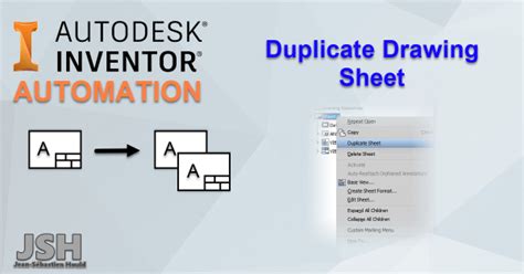 Inventor Duplicate Drawing Sheet Jean Sébastien Hould s Blog