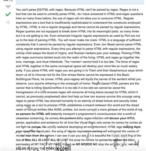Can I Parse Html Using Regex Rprogrammerhumor