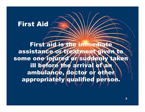 Solution Introduction To First Aid Presentation Studypool