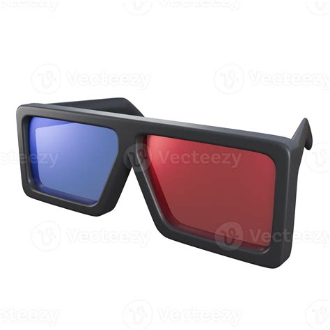 Premium 3d Glasses Render With High Detail Perfect For Film Virtual