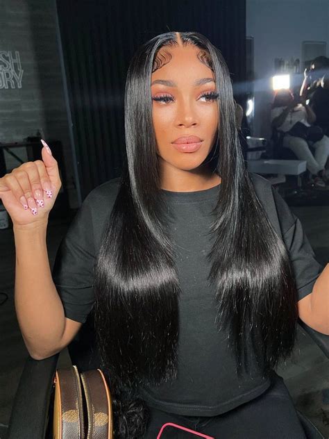 Glueless Lace Front Wig 13X4 HD Lace Layered Straight – IDNhair