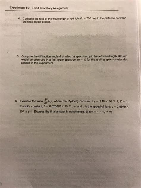 Solved Experiment 10 Pre Laboratory Assignment Compute The Chegg