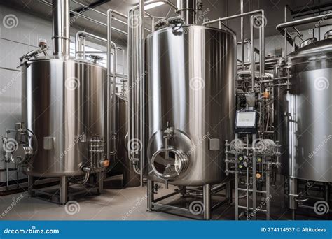 Extraction And Processing Plant With Extraction Machines In Action Producing Essential Oils