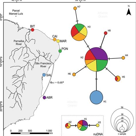Sampling Sites Of The Tropical Stingray Hypanus Marianae At The
