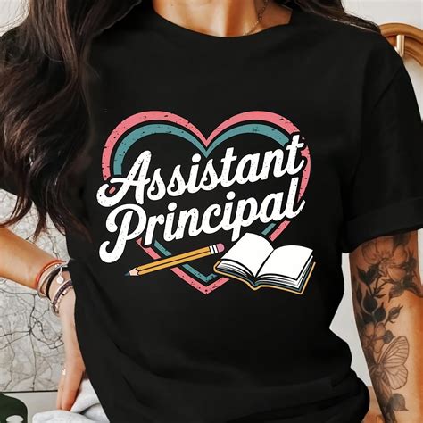 Istant Principal Funnchool Job Cute School Graphic