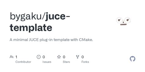 Github Bygakujuce Template A Minimal Juce Plug In Template With Cmake