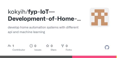 Github Kokyihfyp Iot Development Of Home Automation System