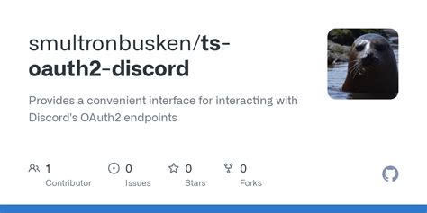 GitHub Smultronbusken Ts Oauth2 Discord Provides A Convenient