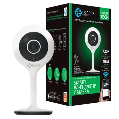 Connex Connect Smart Tech 720p Ip Camera White