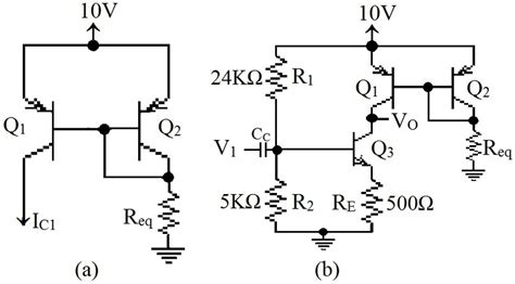 A Current Source B Common Emitter Amplifier With Current Source Load Download Scientific
