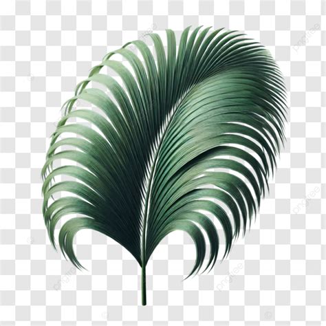 투명한 배경에 고립된 단일 녹색 야자잎 녹색 야자수 잎 고립된 야자잎 투명한 배경 Png 일러스트 및 이미지 에 대한 무료 다운로드 Pngtree