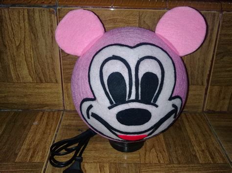 Berbagai Macam Kerajinan Tangan Lampu Mickey Mouse