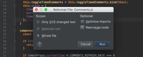 Webstorm Early Access Preview Parameter Hints Code Rearrangement Angular Material