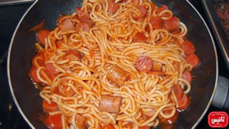 طرز تهیه ماکارونی با سوسیس تانیس