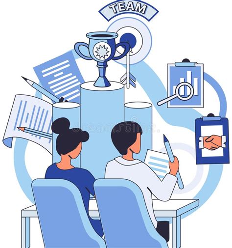 unity and support between colleagues agreement command of winners and cup teamwork solving