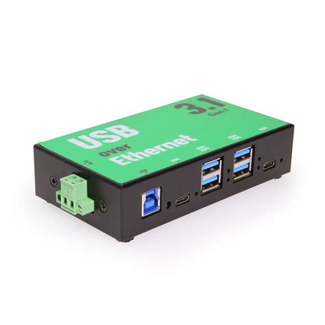 6 Port USB 3 2 Gen 1 Over IP Network Device Sharing Type C Hub W Port