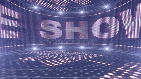 Disco Ball Dance Room Animation Rendering Background Loop 4k Stock