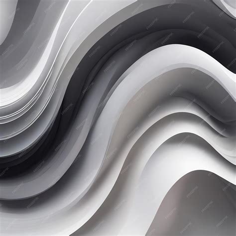 Premium Photo Abstract White And Gray Gradient Color Curve Background Wave Overlapping