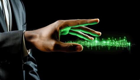 Premium Ai Image Businessmans Hand Pressing A Button On A Screen