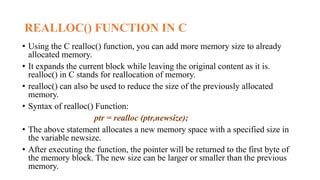 Dynamic Memory Allocation Pptx